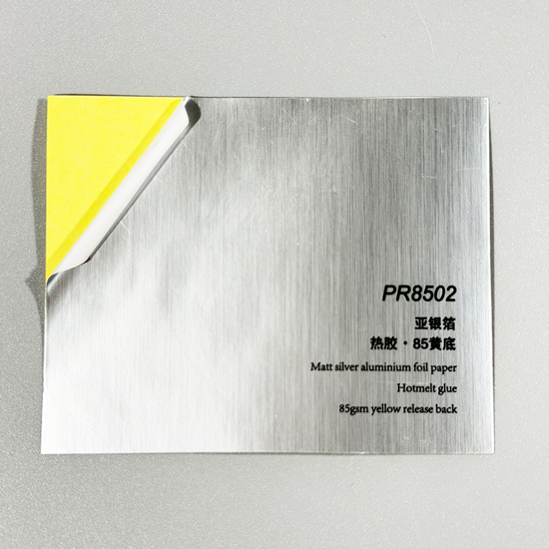 Adhesivo para papel de aluminio plateado mate: elegante y duradero ...